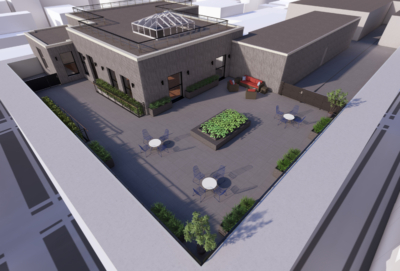 Roof Terrace Renderings | Gray Space Architecture